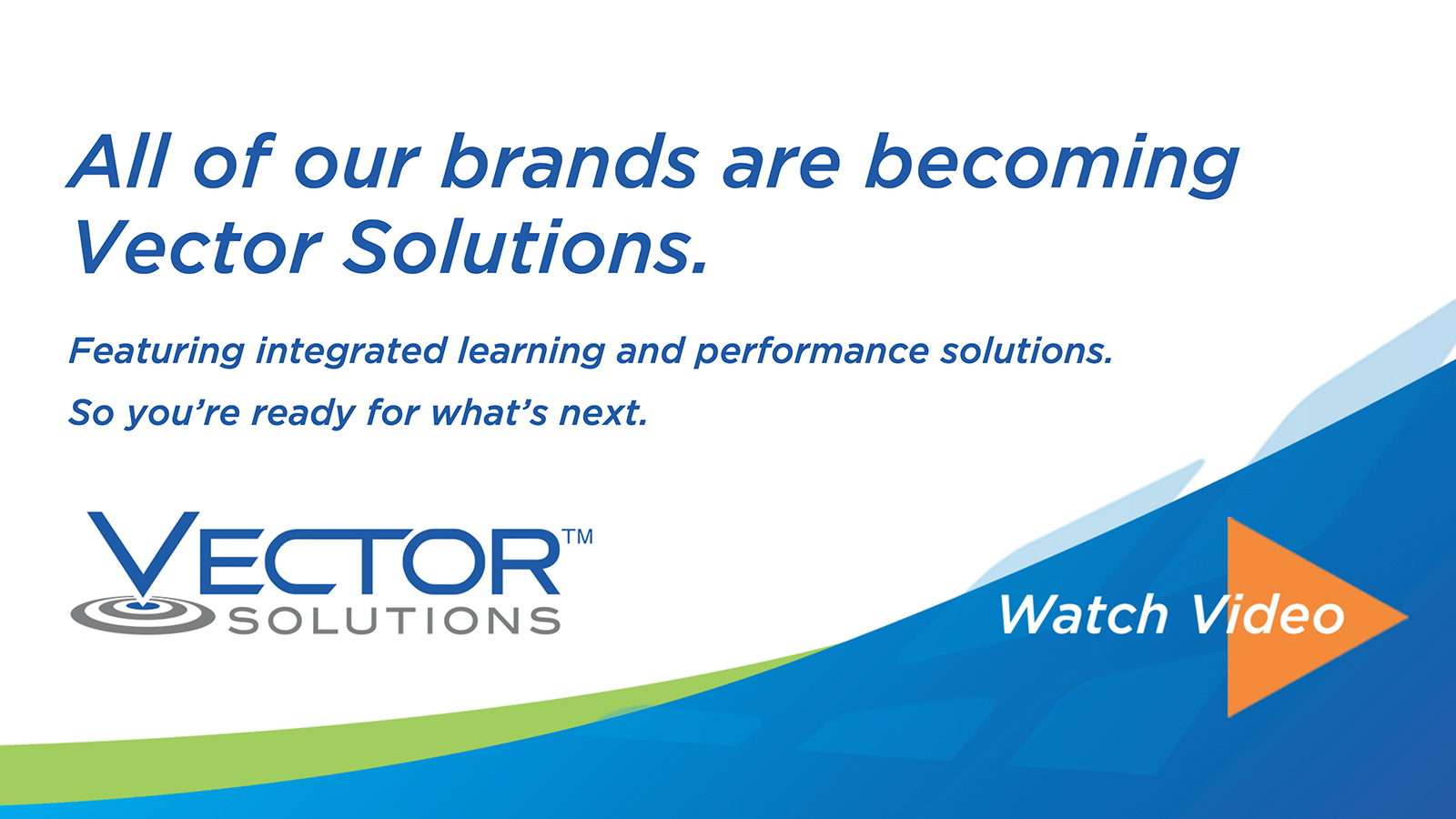 Vector Solutions Brand Announcement